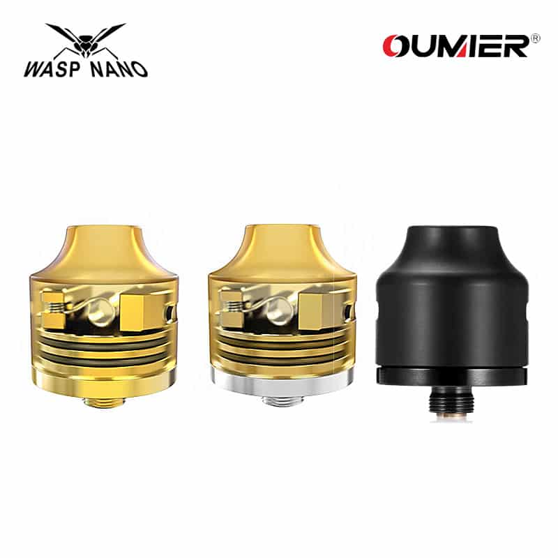 OUMIER Wasp Nano RDA (22 mm, BF) - Vapes.se Sverige